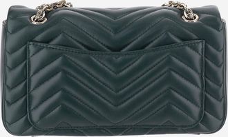 Gucci GG Marmont Nappa Leather Shoulder Bag - Green