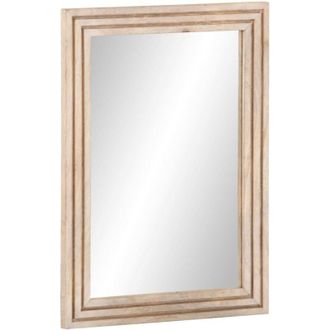 vidaXL Badspiegel 50x70 cm Massivholz Mango und Glas vidaXL