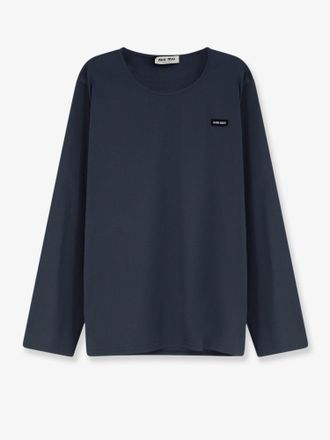 Miu Miu Stretch poplin top - MIU MIU - gender_Woman