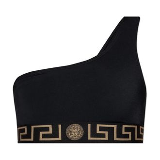 Versace One-Shoulder Bikini-Top - - Swimwear - Damen - Schwarzk - S