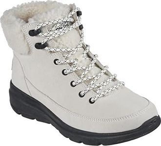 Skechers Damen Glacial Ultra Woodlands, Blanc, 39 EU