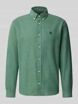 Mc Neal Regular Fit Freizeithemd aus reiner Baumwolle mit Label-Stitching