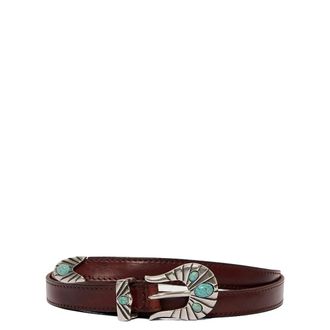 Orciani Femme, Accessoires, Brun, Taille: 95 CM Western Bull Soft Belt