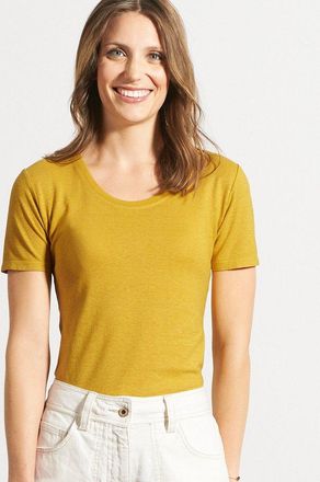 Hempage T-Shirt Slim fit Damen T-Shirt Hanf/Biobaumwolle