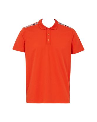 Emporio Armani Herren Polo Beachwear Polohemd, Red.com, XXL