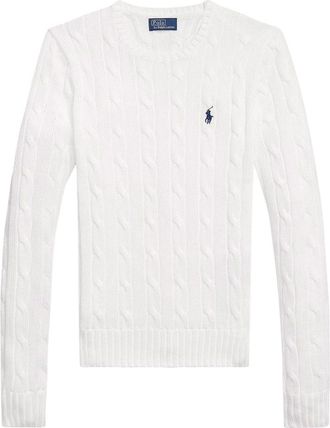Polo Ralph Lauren Femme, Pulls, Blanc, Taille: 44 FR Maille ras du cou