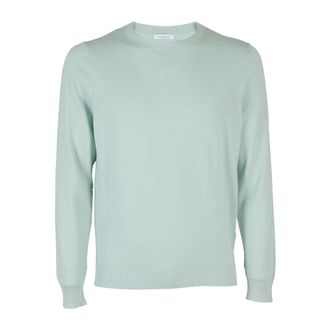 Malo Luxuri&ouml;ses Baumwollkragenhemd - - Knitwear - Herren - Gr&uuml;n - 2XL