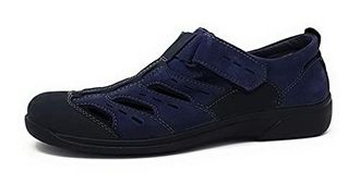 Rohde Homme Rostock Mocassins, Bleu, 44 EU Large