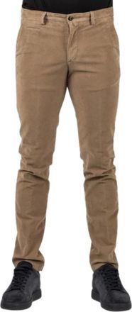 BRIGLIA 1949 Pantalon slim - Homme - Pantalons - Brun - Taille: 2XL
