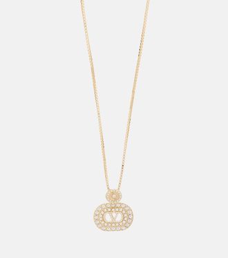 Valentino Halskette VLogo mit Swarovski-Kristallen