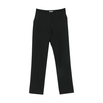 Msgm Straight Hosen - - Trousers - Damen - Schwarzk - S