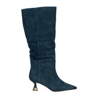 Alma En Pena Hoher Stiefel Mini-Absatz - - Shoes - Damen - Blau - 37 EU