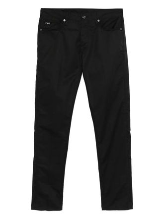 Emporio Armani Hose mit schmalem Schnitt - Schwarz
