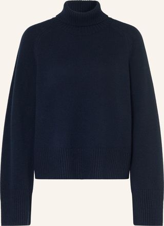 HUGO BOSS Rollkragenpullover Falonso blau