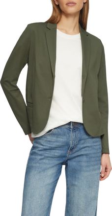 s.Oliver Jersey-Blazer mit Twillstruktur