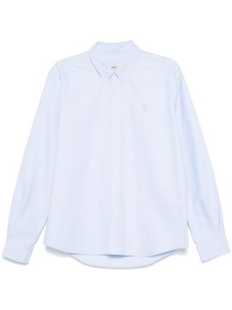 Ami Hemd mit Ami de Coeur-Motiv - Blau