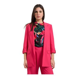 Yes-Zee YES Zee, Femme, Vestes, Rose, Taille: 44 FR Veste Manches 3/4