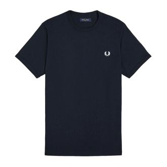 Fred Perry Homme, Tops, Bleu, Taille: S Ringer T-Shirt