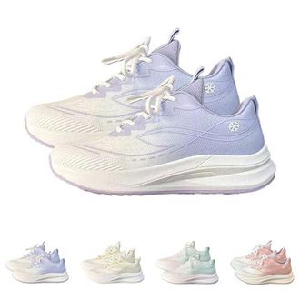 Generic Chaussures de course &agrave; pied pour femme - L&eacute;g&egrave;res et respirantes - Pour la marche, la gym, le sport - Chaussures de tennis antid&eacute;rapantes &agrave; lacets, vio