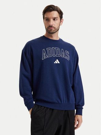 adidas Sweatshirt Seasonal Essentials Collegiate French Terry Crew Sweatshirt KG0514 Blau Regular Fit