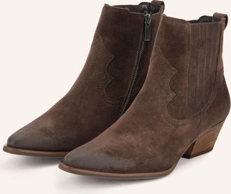 Paul Green Cowboy Boots braun