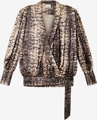 Isabel Marant Robe Dilja En Soie - Femme - Beige - Taille34 - Isabel Marant