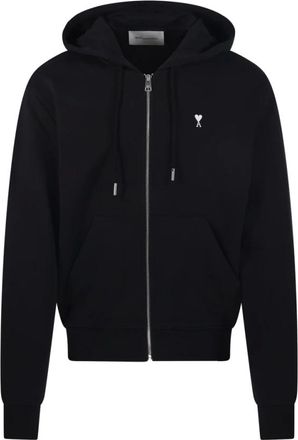Ami Homme, Sweatshirts et sweats &agrave; capuche, Noir, Taille: M ADC Full Zip Sweat &agrave; capuche SweaT-shirt