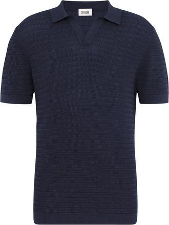 Drykorn Strick-Poloshirt aus Baumwolle mit Variokragen in