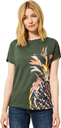 Cecil Damen B318161 Sommershirt, Desert Olive Green, S