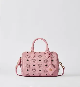 MCM Ella Boston Tasche in Visetos