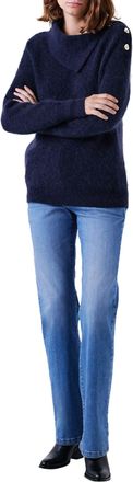 Caroll Damen 232k-melkior Pullover, Marine, XS