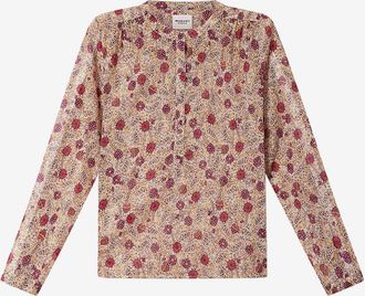 Isabel Marant Top Maria - Femme - &Eacute;cru-framboise - Taille34 - Marant &Eacute;toile