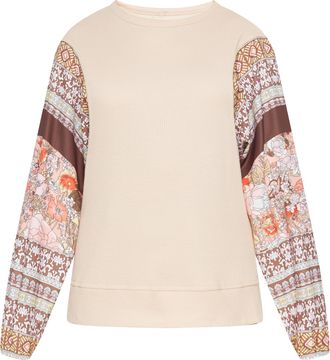 Usha Bluse Frauen beige braun