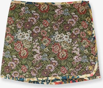 Farm Rio Jacquard Arabesque Matelass&eacute; Mini Skirt - FARM RIO - gender_Woman
