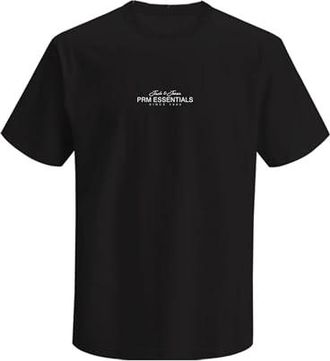 Jack & Jones Jprblacasper SS Tee FST, Noir, XXL