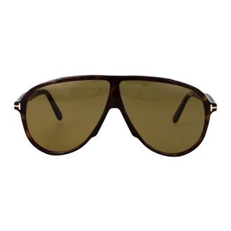 Tom Ford Lunettes de soleil Vladimir - Homme - Accessoires - Brun - Taille: 65 MM