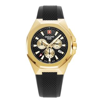 Swiss Alpine Military Swiss Alpine Military Herren Schweizer Armbanduhr 42 mm Armband Silikon schwarz 7005.9817 - - Accessories - Herren - Gelb - ONE SIZE