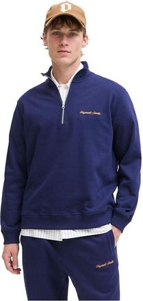 Jack & Jones Male Sweatshirt mit halbem Reißverschluss Sweatshirt mit halbem Reißverschluss