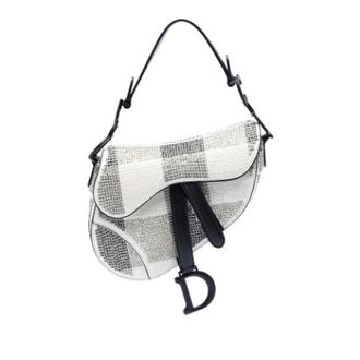 Dior Pre-owned Mini Saddle Bag - - Pre-owned - Damen - Wei&szlig; - ONE SIZE