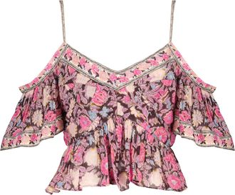 Isabel Marant Top Garuva Coton Rose
