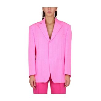 Jacquemus Damen, Jacken, Rosa, SGr&ouml;&szlig;e