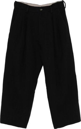 Ziggy Chen Pleated Drop-crotch Trousers