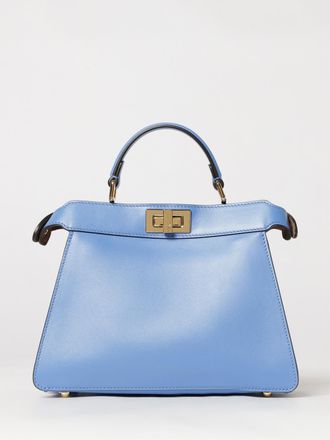 Fendi Mini sac &agrave; main Peekaboo ISeeU en cuir de veau lisse