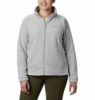 Columbia Benton Springs Full Zip Veste Polaire, Cirrus Grey Heather, Large Petite Femme