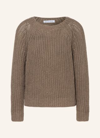 Iris Von Arnim Iris Von Arnim Pullover Aniva Mit Seide Und Leinen beige