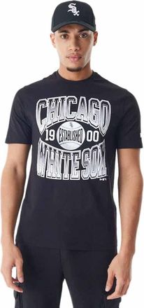 New Era MLB Gradient T-Shirt Chicago Whitete Sox Black Whitete