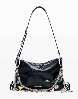 Desigual sac effet cuir noir