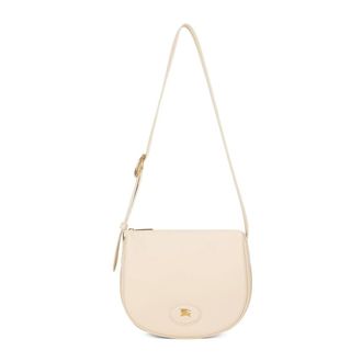 Burberry Umh&auml;ngetasche Equestrian Knight aus Leder - - Bags - Damen - Beige - ONE SIZE