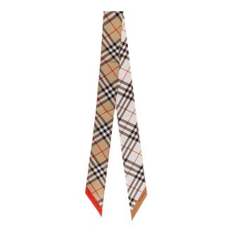 Burberry Skinny Check Seidenschal - - Accessories - Damen - Mehrfarbig - ONE SIZE