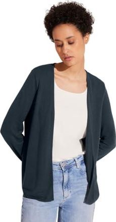 Street One A321103 Cardigan Basique, Cool Vintage Green, 40 Femme Pull-Over, Vert